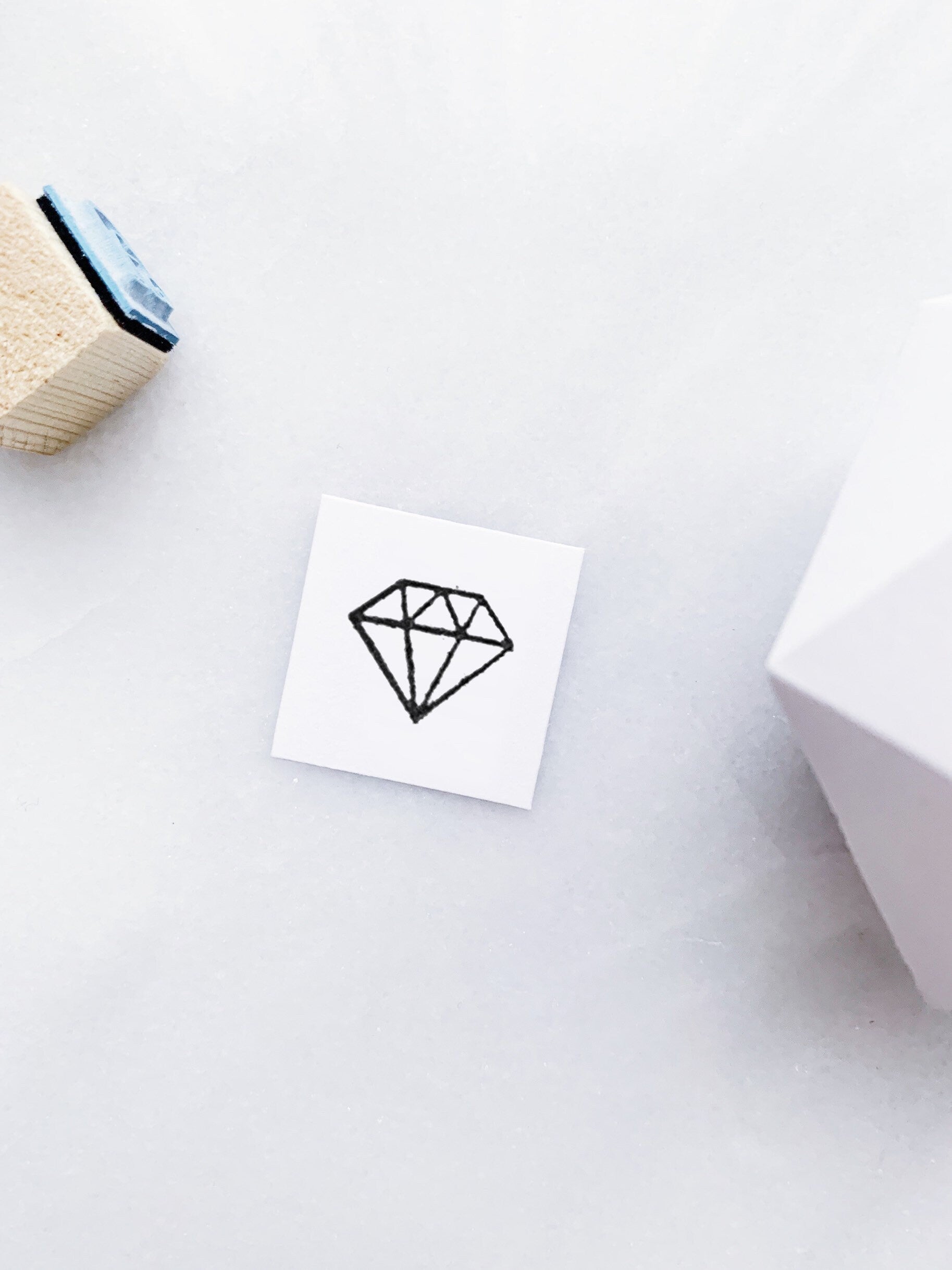 Diamond Rubber Stamp – papergramshop
