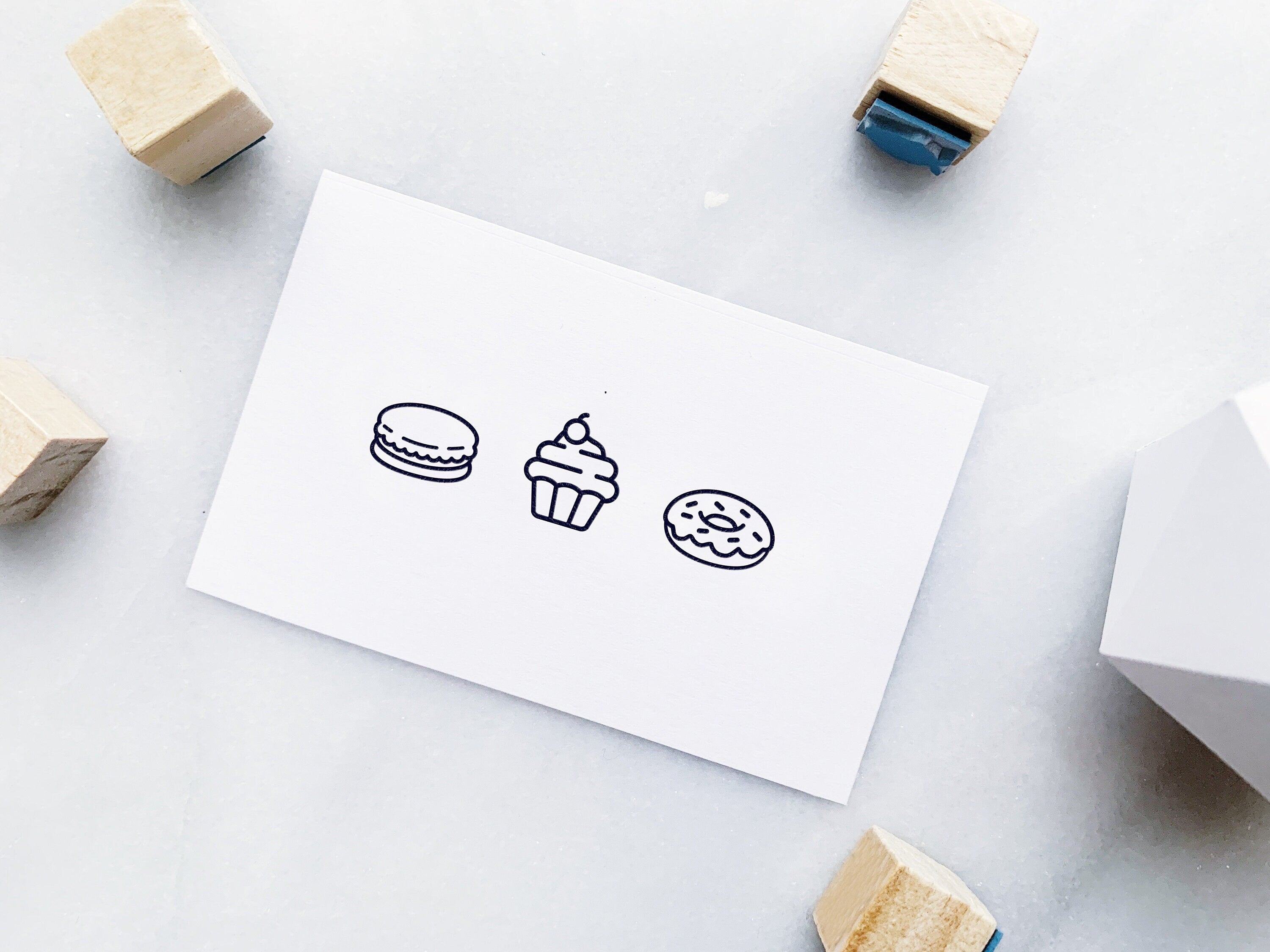 Desserts Rubber Stamp Set – papergramshop