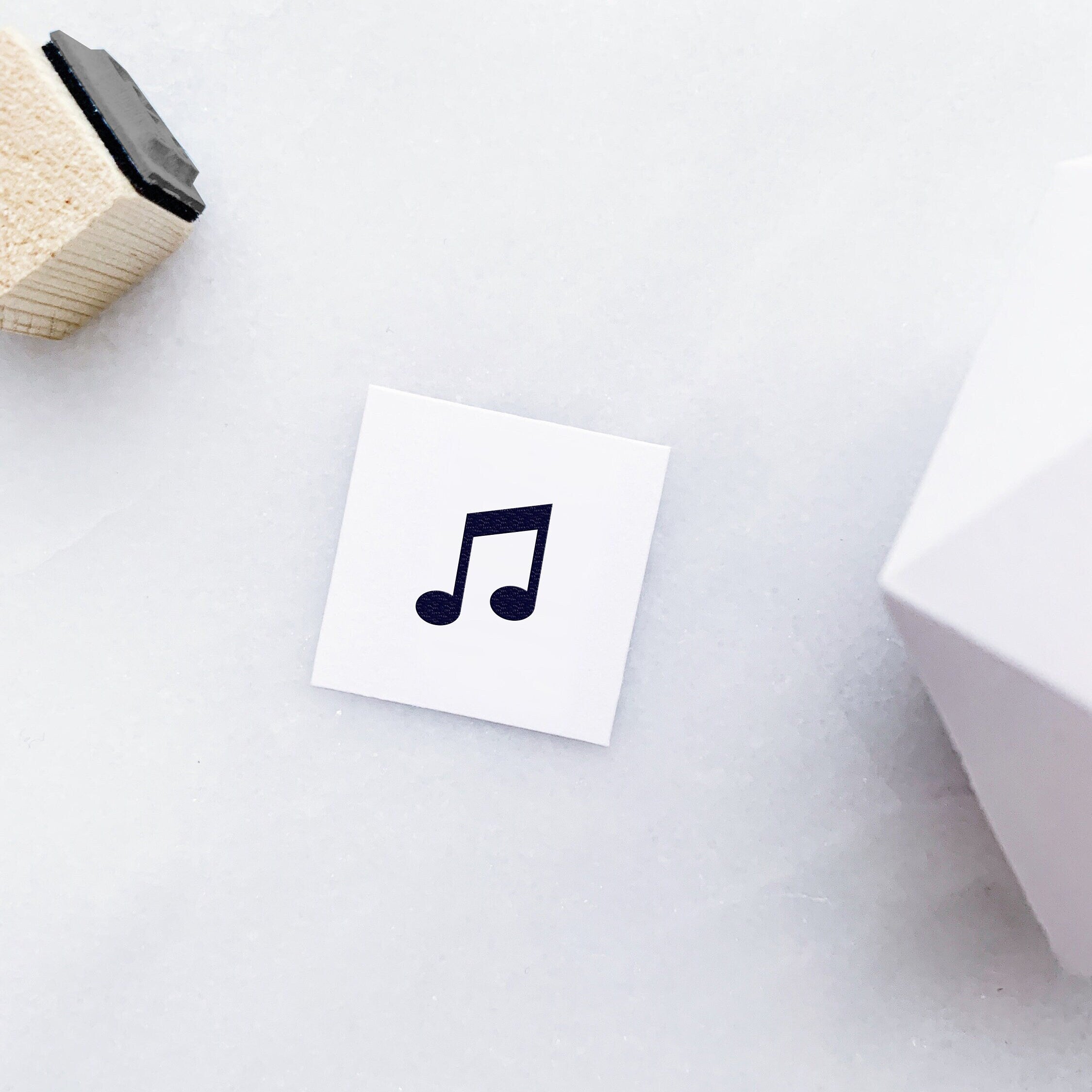 Music Note Rubber Stamp – papergramshop
